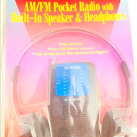 sentrya | Other | New Sentry Amfm Pocket Radio Built In Speaker And ...